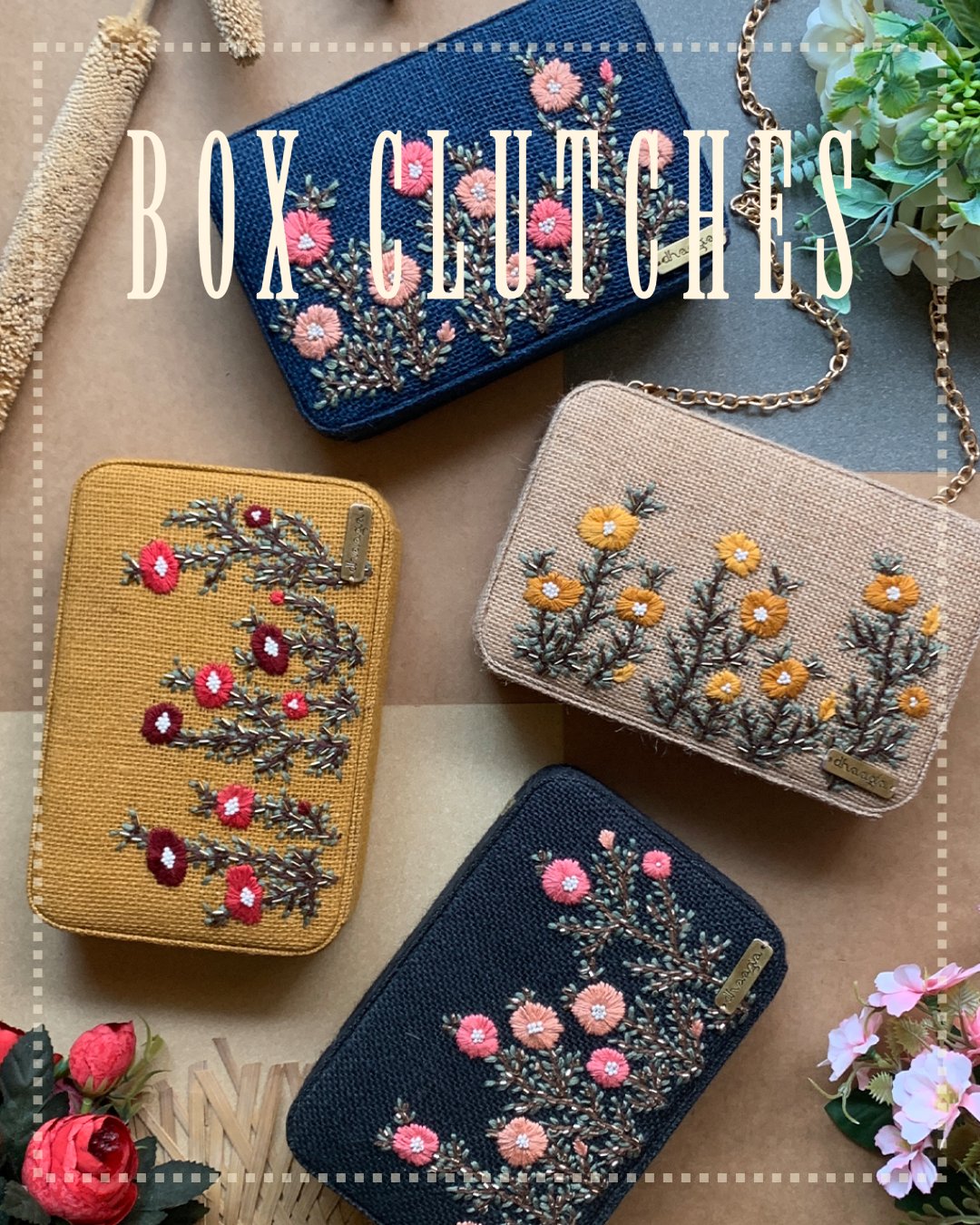 Discover a Stylish Range of Box Clutch Purses & Bags Online in India ...