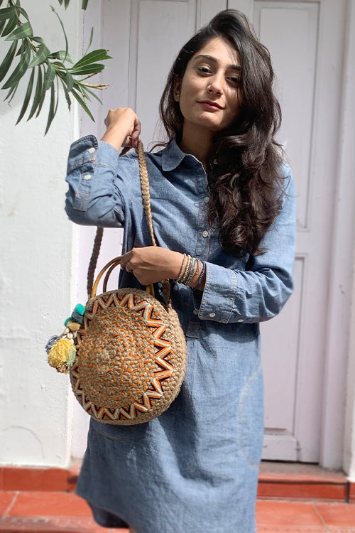 Buy Sunflower Tote Bag Online In India | Dhaaga life – Dhaaga Life