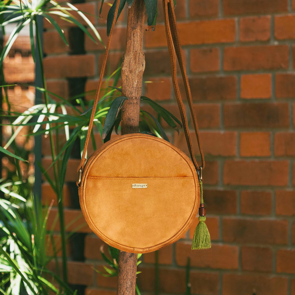 Bee and The Wildflowers Round Sling Bag | Dhaaga Life